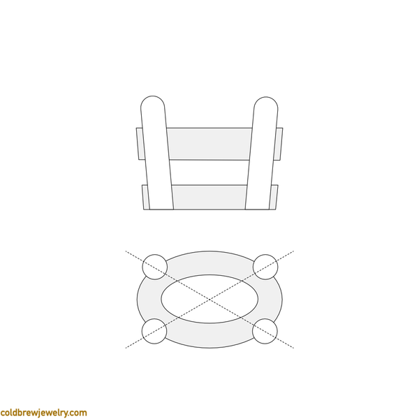 How To Make An Oval Basket Setting Without A Forming Block